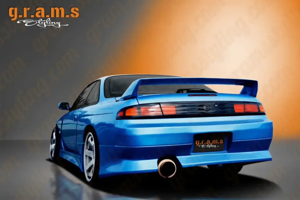 Nissan Silvia S14, S14A Rear Bumper – Vertex Style – G.R.A.M.S Styling